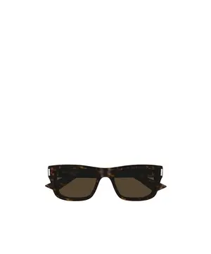 Saint Laurent Rectangle Frame Sunglasses - Black