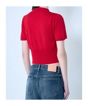 VIVIENNE WESTWOOD Short Sleeve Buttoned Top With Pleated Details