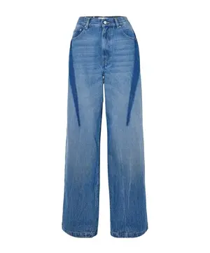 DION LEE Patchwork Wide Leg Jeans