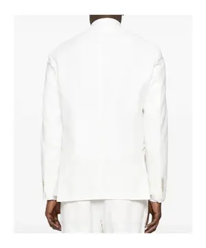 Eleventy Single-breasted Blazer - White