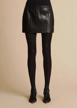 Khaite Meelar Panelled Mini Skirt