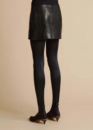 Khaite Meelar Panelled Mini Skirt