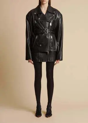 Khaite Meelar Panelled Mini Skirt
