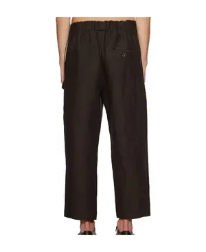 UMA WANG Rear Elastic Waist Casual Pants