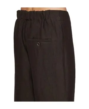 UMA WANG Rear Elastic Waist Casual Pants