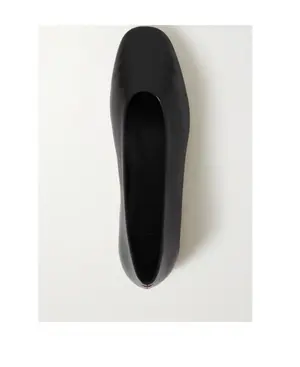 AeydĒ Kirsten Round Toe Flats - Black