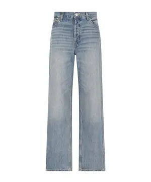 RE/DONE Mid-waist Straight Leg Jeans