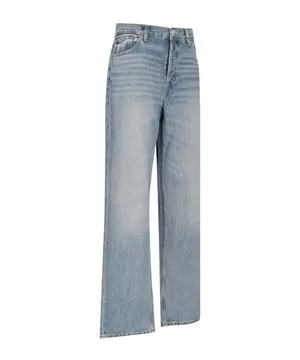 RE/DONE Mid-waist Straight Leg Jeans