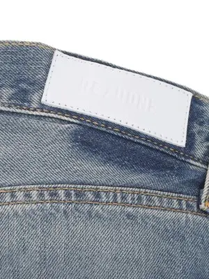 RE/DONE Mid-waist Straight Leg Jeans