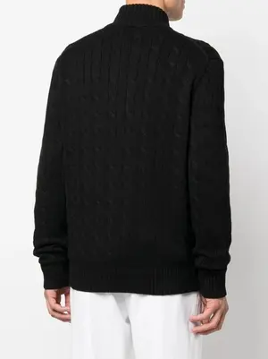 Polo Ralph Lauren Half-zip Long-sleeved Jumper - Black