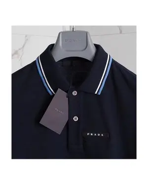 Prada Short-sleeved Logo Polo Shirt