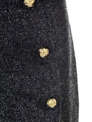 GANNI Sparkle Wrap Midi Skirt
