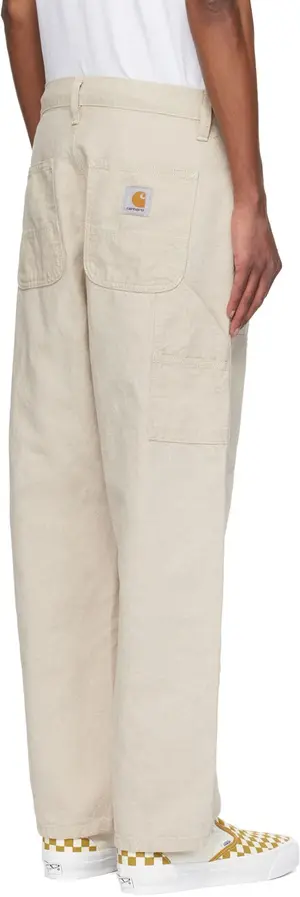 Carhartt Work In Progress Walter Double Knee Logo-patch Tapered Trousers