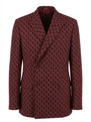 Gucci Gg Shadow Double-breasted Jacket