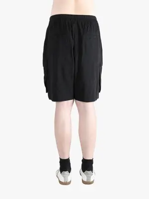 Rick Owens Cargo Shorts With Drawstring Waist - Black