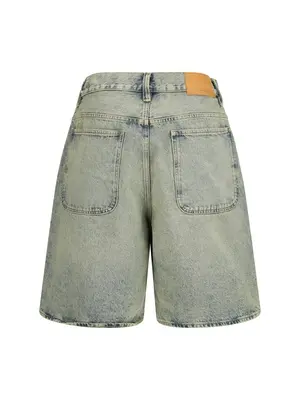 SUNFLOWER Long Denim Shorts - Multicolor