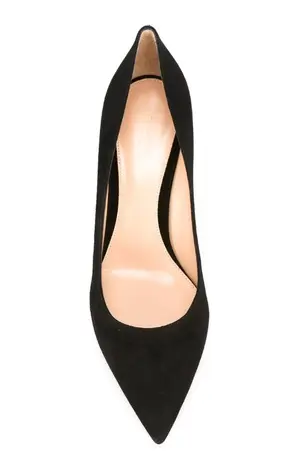 GIANVITO ROSSI Pointed-toe Slip-on Pumps - Black