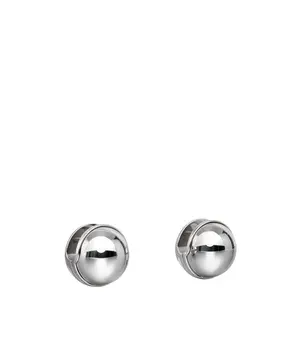 Alaïa Sphere Earrings - Grey