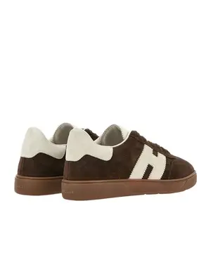 Hogan Logo-patch Low-top Sneakers - Brown
