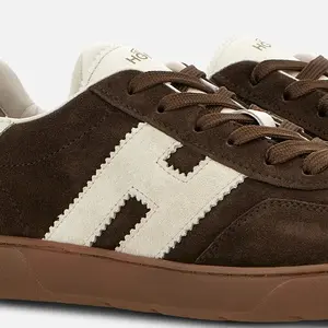 Hogan Logo-patch Low-top Sneakers - Brown