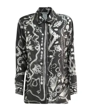Max Mara Printed Long Sleeve Shirt