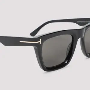 TOM FORD Lelio Square Frame Sunglasses - Gray