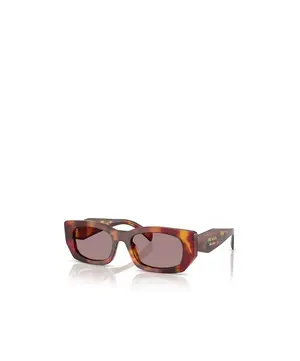 Prada Rectangular Frame Sunglasses - Nude