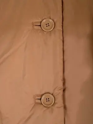 Max Mara Buttoned Padded Coat - Caramel