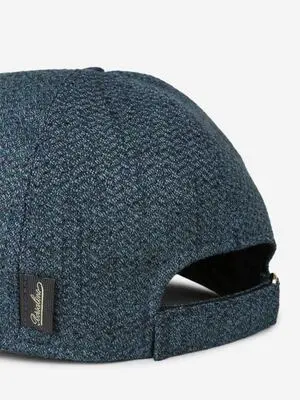 Borsalino Baseball Cap With Curved Brim - Black