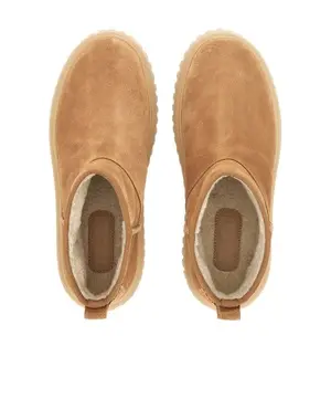 Hogan Round Toe Ankle Boots