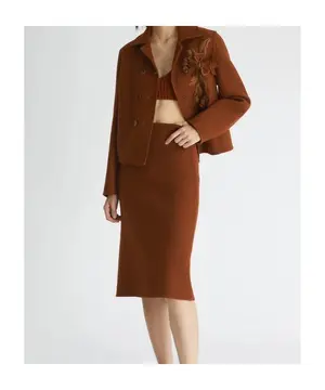 Ermanno Scervino Wool Midi Skirt