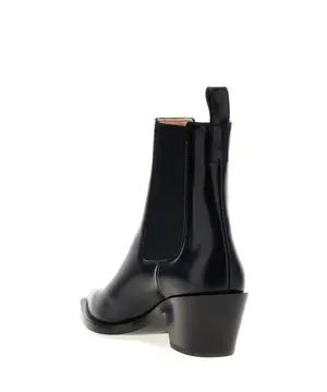 GIANVITO ROSSI Wylie Pointed Toe Ankle Boots - Black