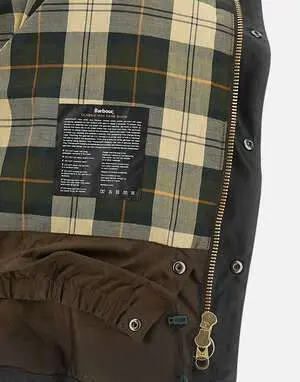Barbour Long Sleeve Jacket With Lapel Collar