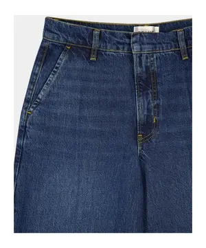 FRAME High-waist Wide-leg Jeans - Blue