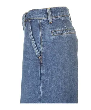 FRAME High-waist Wide-leg Jeans - Blue