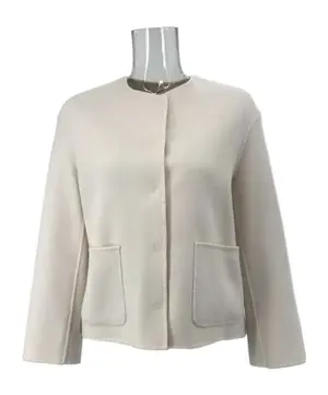 Max Mara Long-sleeved Casual Jacket - Gray