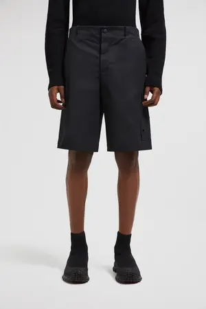 Moncler Nylon Cotton Cargo Shorts