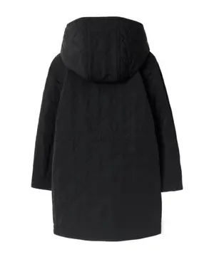 Burberry Quilted Hooded Coat