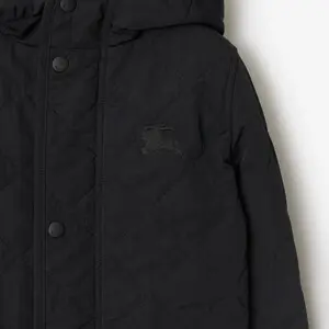 Burberry Quilted Hooded Coat
