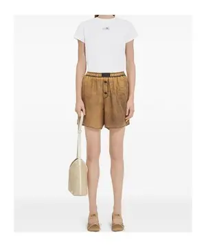MAISON MARGIELA Short Sleeve Crewneck T-shirt With Numeric Signature Patch - White