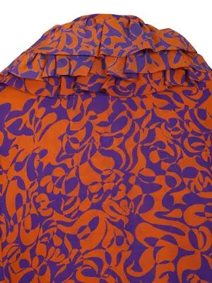 Dries Van Noten Ruffled Printed Midi Dress