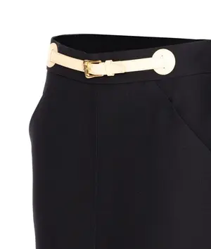 Valentino Garavani Belted Front Slit Skirt - No