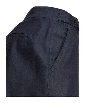 Alexander McQueen Denim Bermuda Shorts
