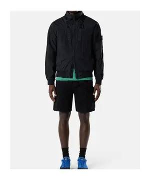 Stone Island Logo Patch Bomber Jacket