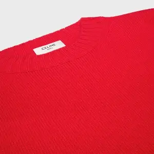 Celine Crewneck Sweater In Wool And Cashmere