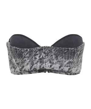 DIESEL® Zipper Bra - Gray
