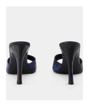 Coperni Holographic Logo Heeled Mules