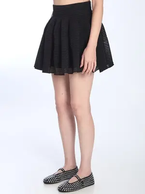 Alaïa Crinoline Knitted Mini Skirt