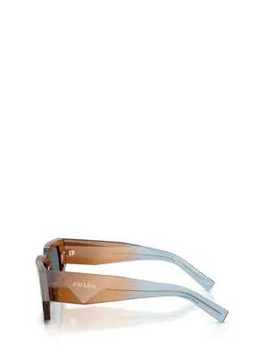 Prada Rectangle Frame Sunglasses - Brown