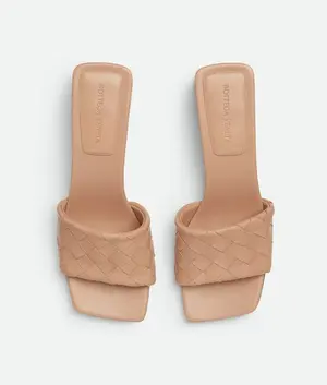 Bottega Veneta Square Toe Braided Mule